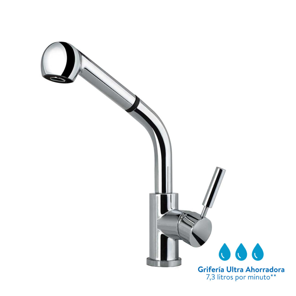 GRIFERÍA LAVAPLATOS MONOCONTROL CONGO – Construmateriales Haddad & Cia